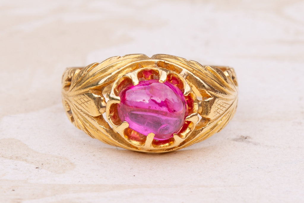 Antique Indian Ruby RIng – Ravensbury Antiques