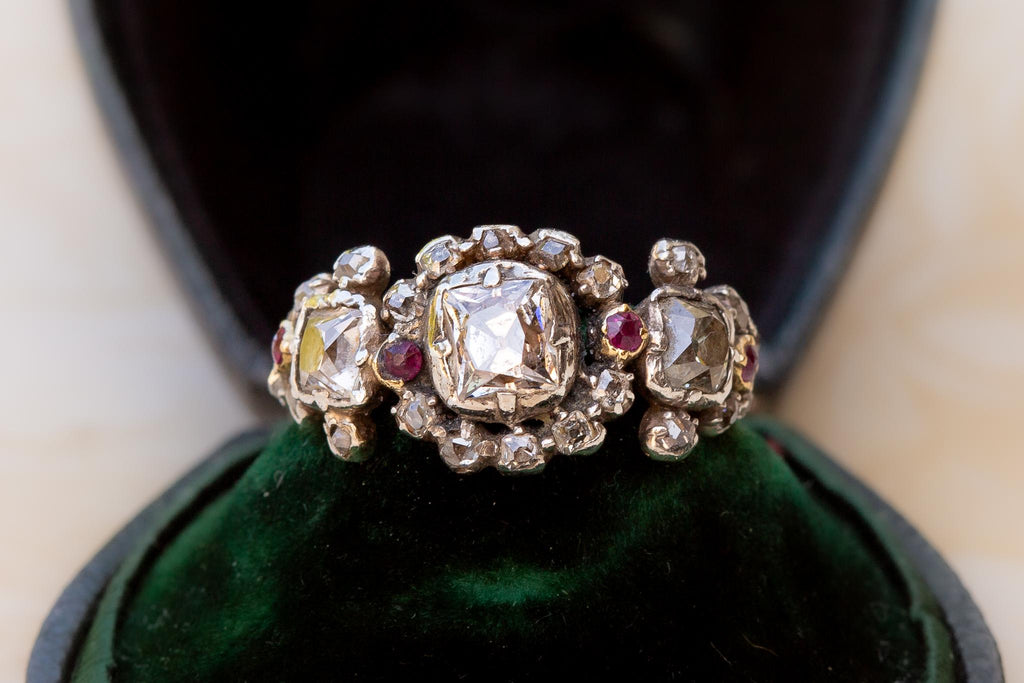 Georgian Peruzzi Diamond Ring – Ravensbury Antiques