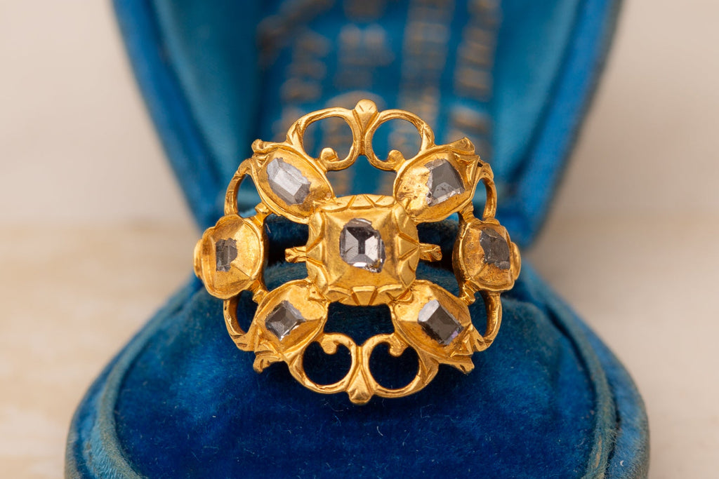 Rare Spanish Diamond Ring – Ravensbury Antiques