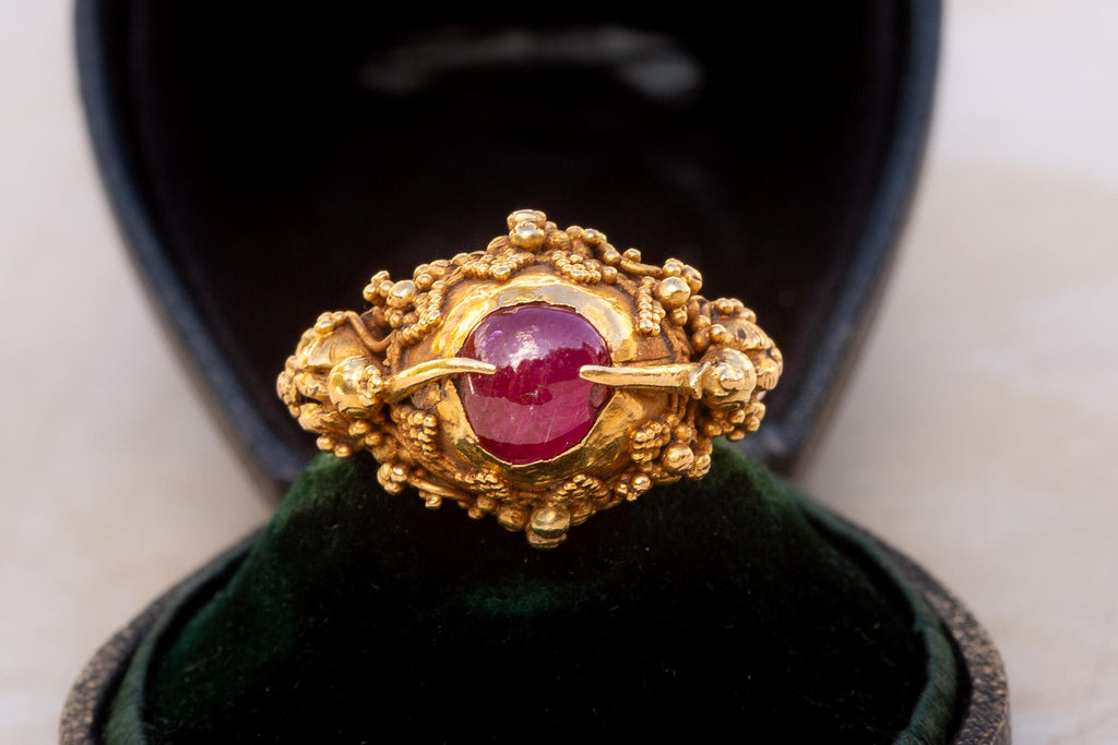 Balinese Ruby Hummingbird Ring – Ravensbury Antiques
