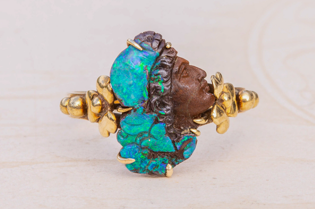 Wilhelm Schmidt Opal Cameo – Ravensbury Antiques