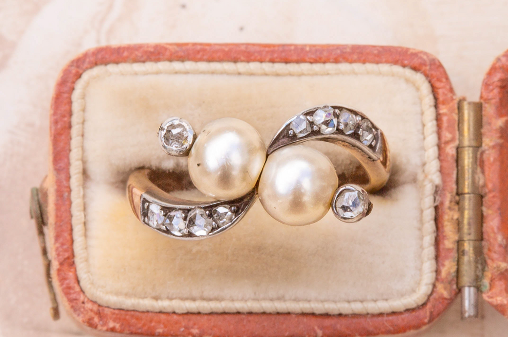 Belle Époque Pearl Toi et Moi – Ravensbury Antiques