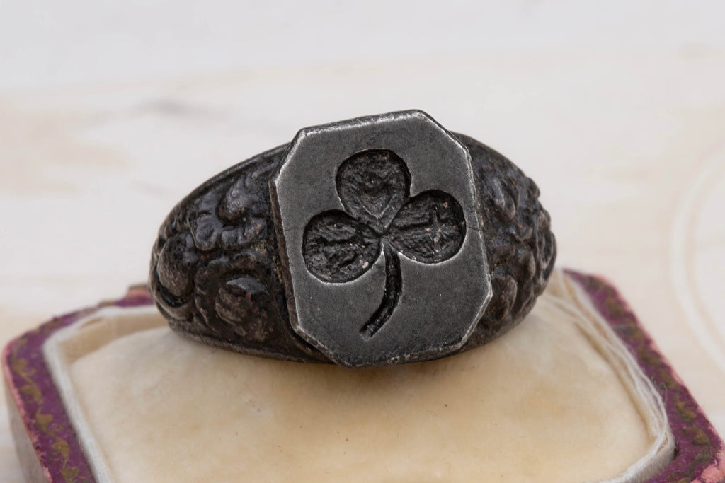 Berlin Iron Signet Ring – Ravensbury Antiques