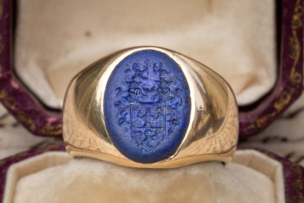 19th Century Romanian Coat of Arms Ring – Ravensbury Antiques